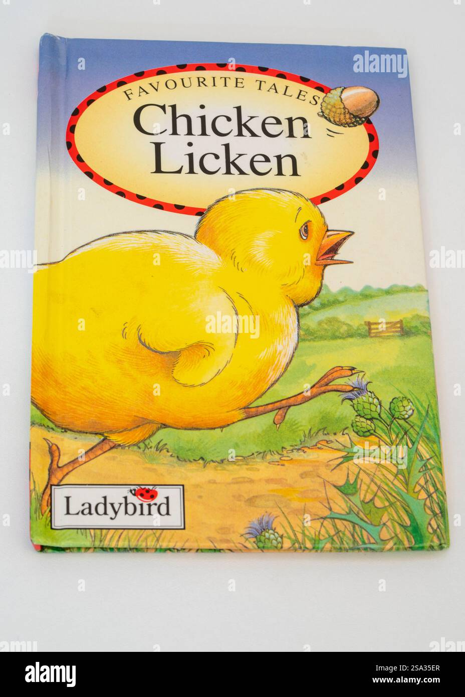 An image of a traditional fairy tail Chicken Licken Ladybird book Stock ...