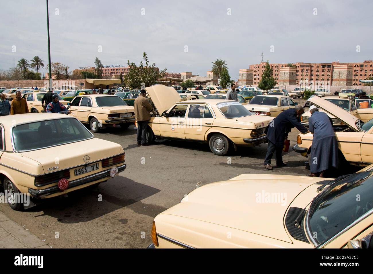 Marrakech traditional taxi hi-res stock photography and images - Alamy