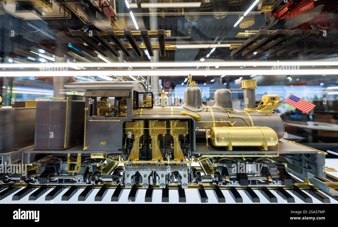 Nuremberg, Germany. 28th Jan, 2025. The hand sample of a steam ...