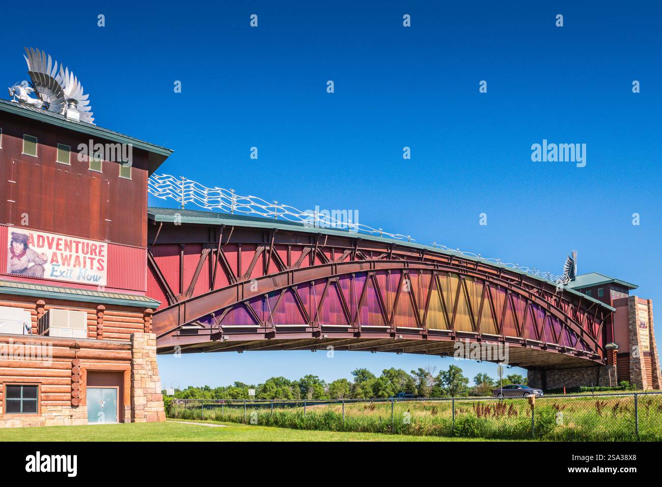 Great Platte, NE USA - June 26, 2018: The Great Platte River Road ...