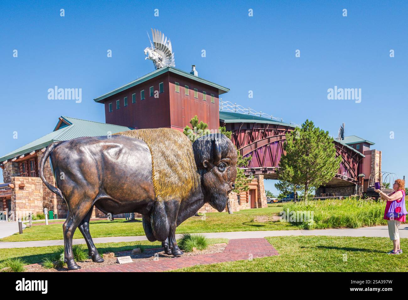 Great Platte, NE USA - June 26, 2018: The Great Platte River Road ...