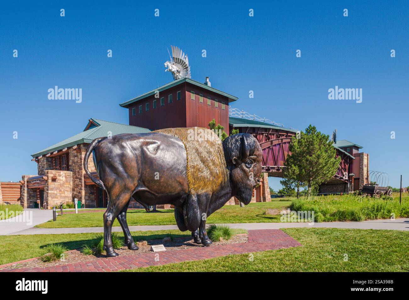 Great Platte, NE USA - June 26, 2018: The Great Platte River Road ...