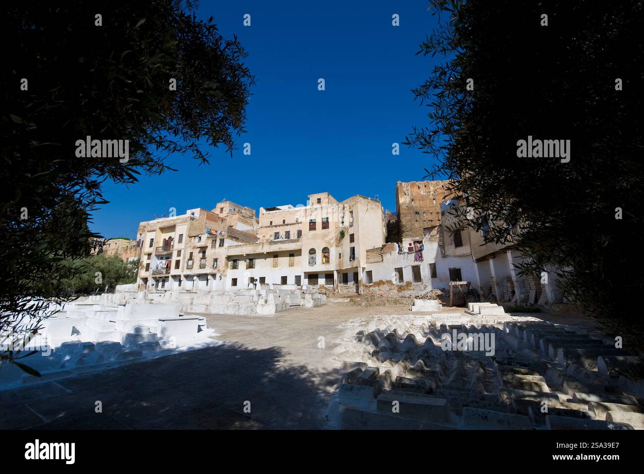 Morocco. Fes. Jewish Cemetery Stock Photo - Alamy