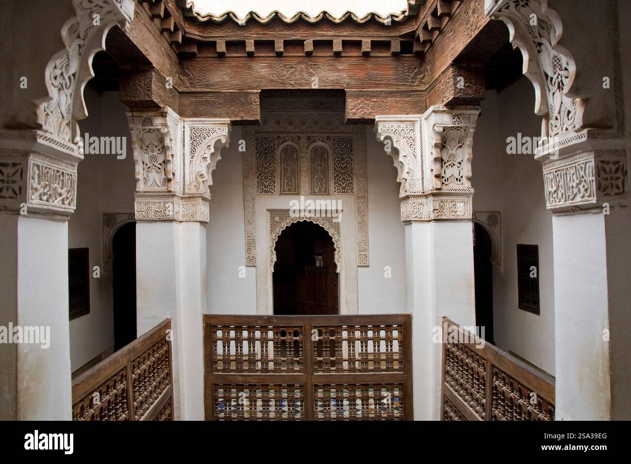 Morocco. Marrakech. Medressa Ben Yussuf Stock Photo - Alamy