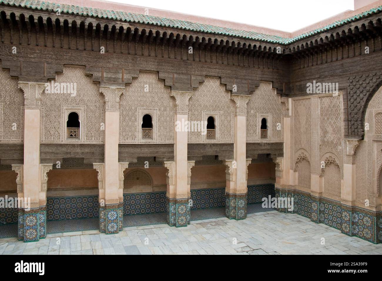 Morocco. Marrakech. Medressa Ben Yussuf Stock Photo - Alamy