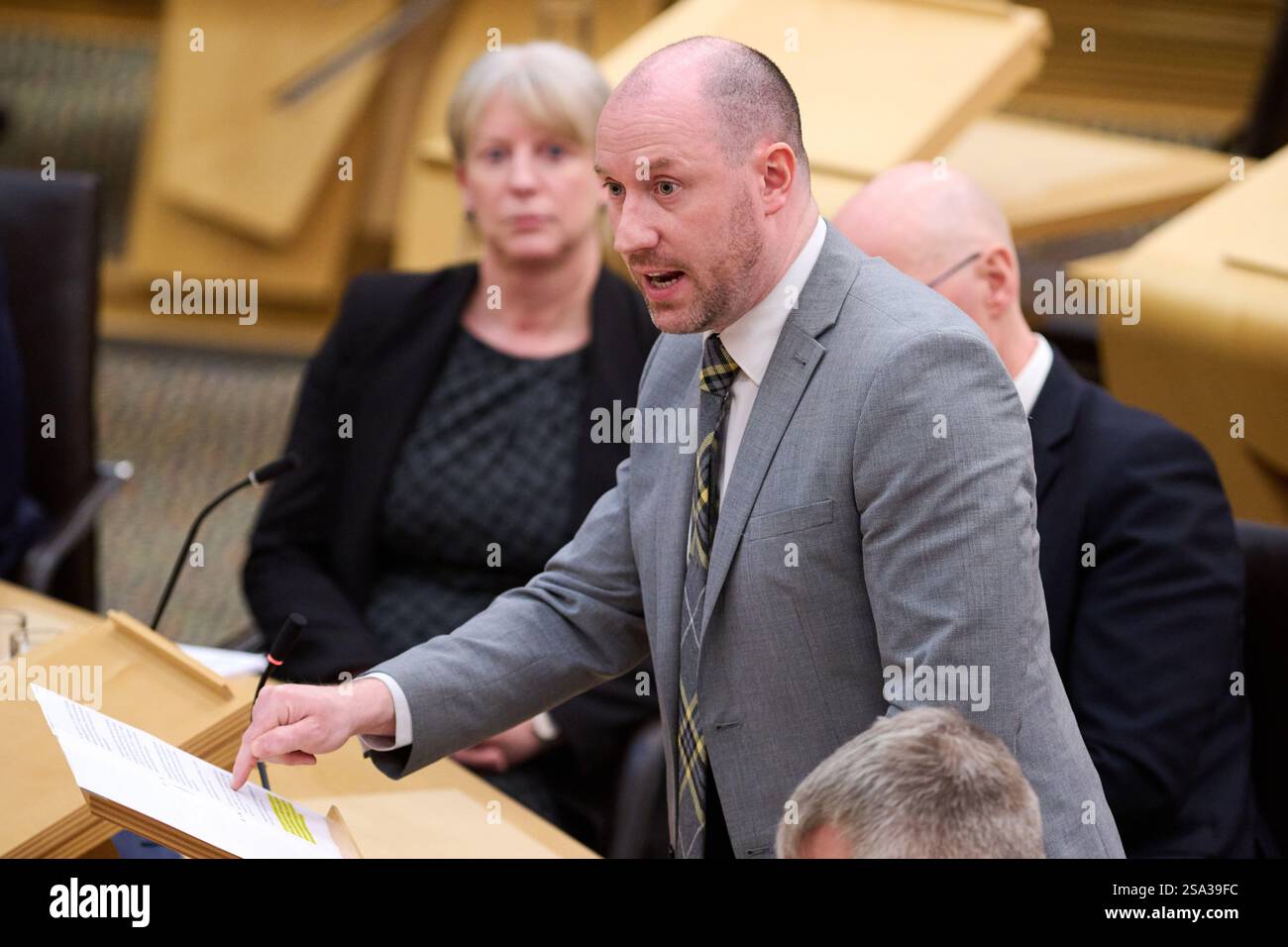 Edinburgh Scotland, UK 28 January 2025. Cabinet Secretary for Health ...