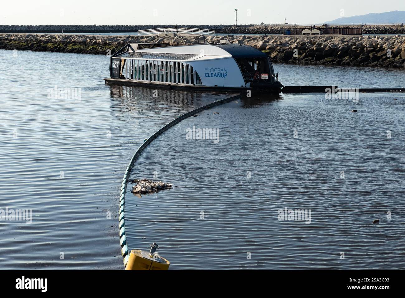 Los Angeles, California, USA. 27th Jan, 2025. The Ballona Creek Trash ...
