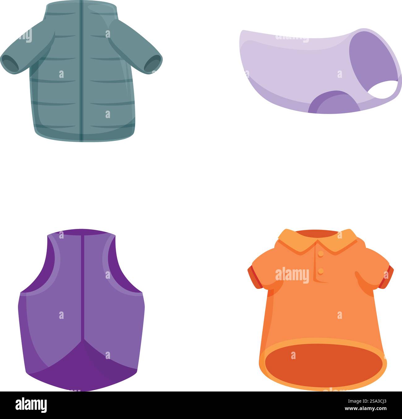 Weather clothing icons Cut Out Stock Images & Pictures - Alamy