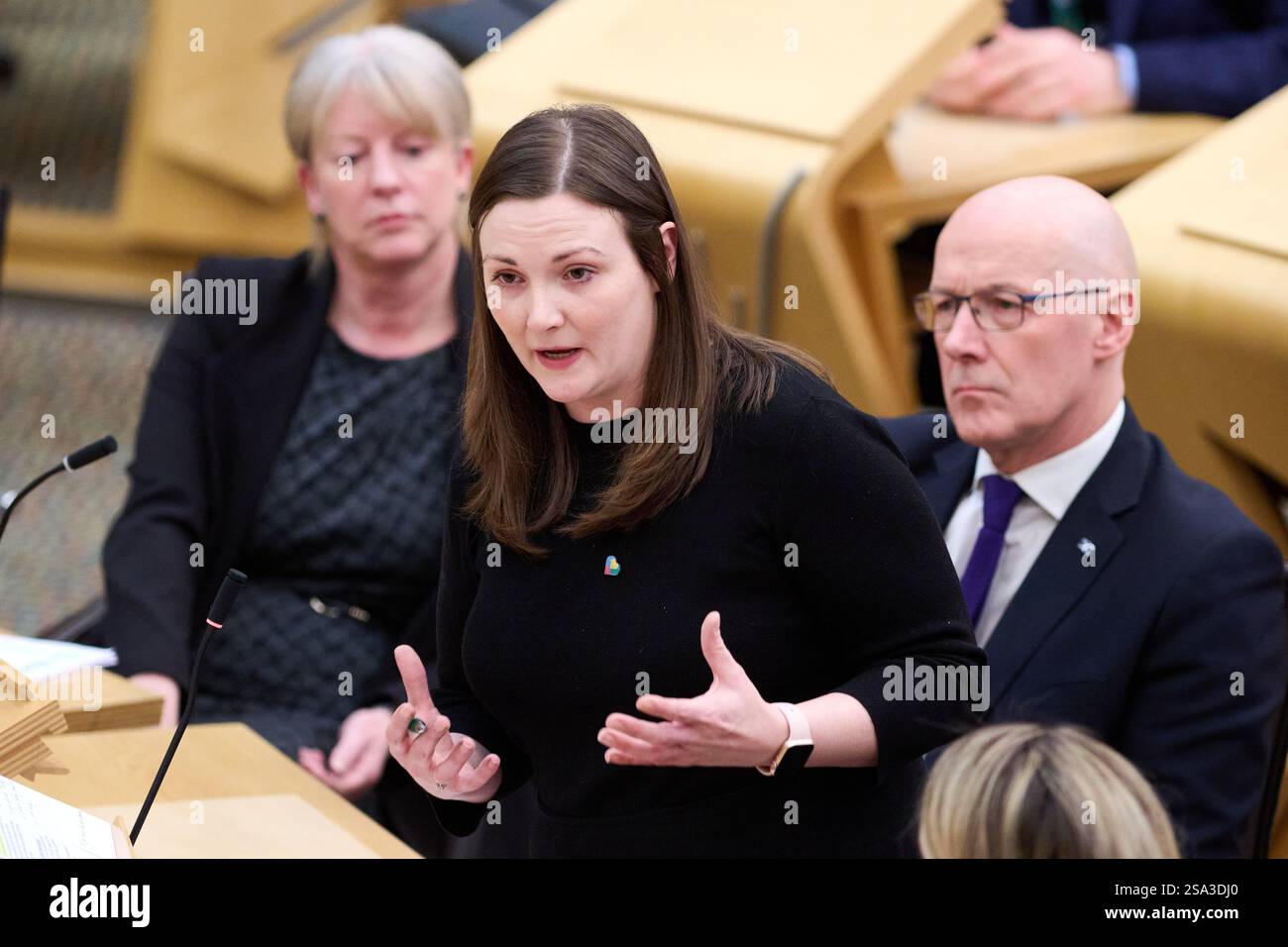 Edinburgh Scotland, UK 28 January 2025. Minister for Children, Young ...