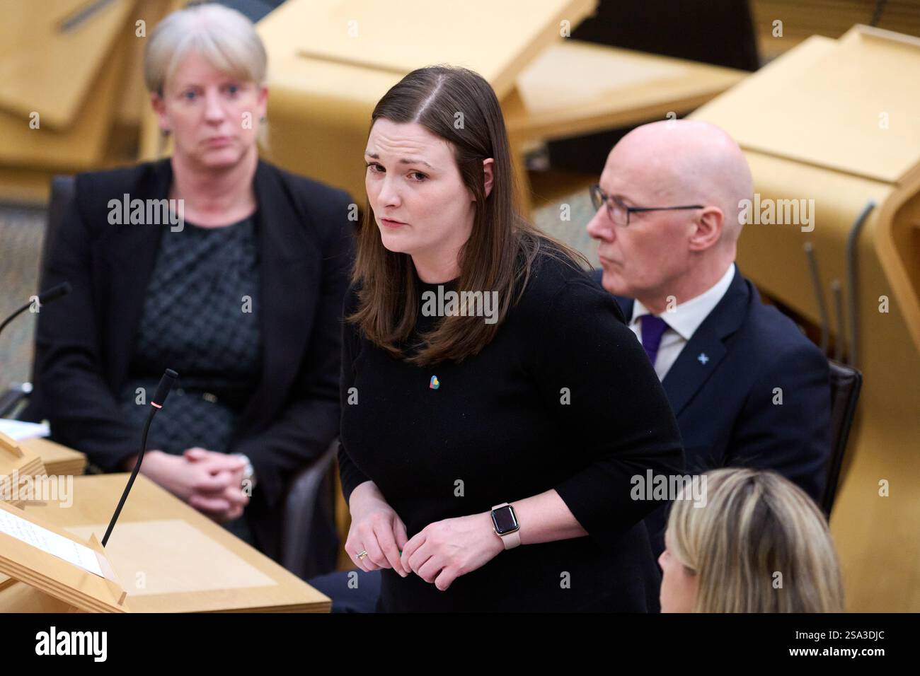Edinburgh Scotland, UK 28 January 2025. Minister for Children, Young ...