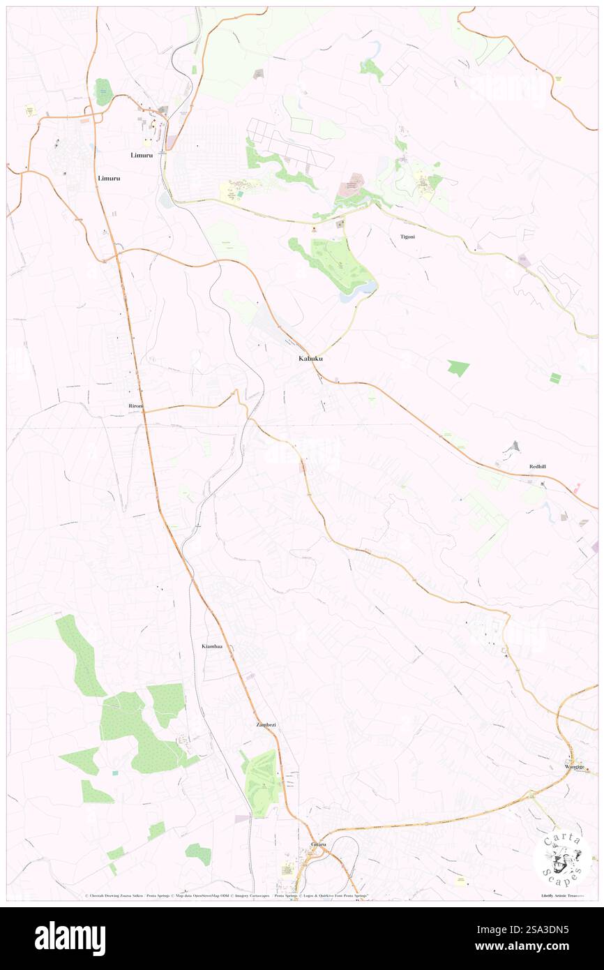 Ngecha Location, KE, Kenya, Kiambu, S 1 10' 0'', N 36 40' 0'', map ...