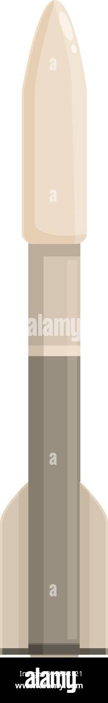 Detailed modern bullet illustration with metallic copper and brass ...