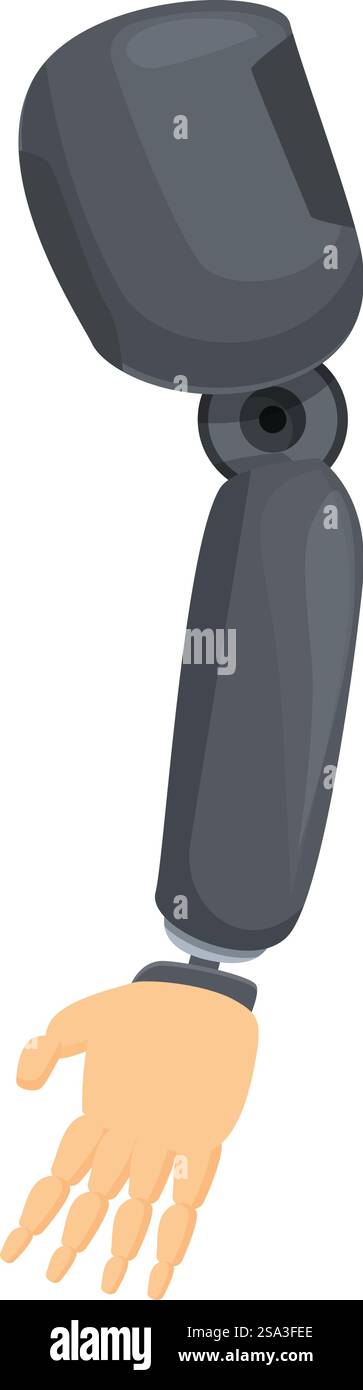 Modern medical technology, prosthetic arm robotic prosthesis vector ...