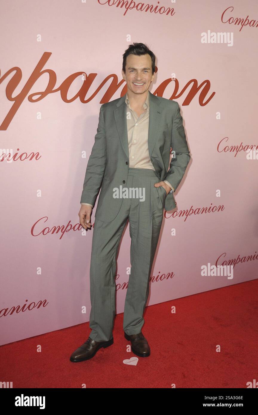 Ca. 27th Jan, 2025. Rupert Friend at arrivals for COMPANION Premiere ...