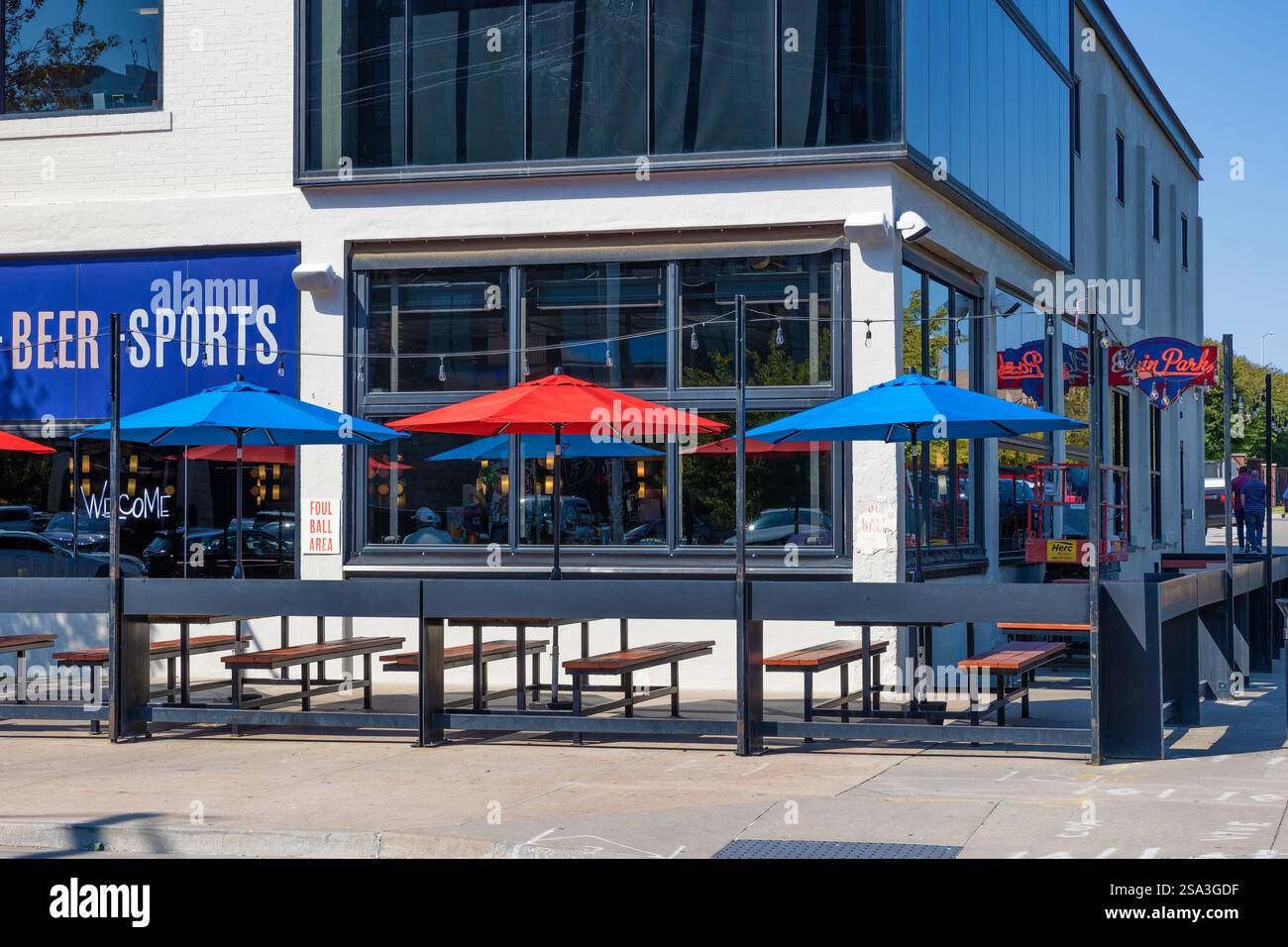Tulsa, Oklahoma, USA - October 10, 2024: A sports bar in Istorical ...