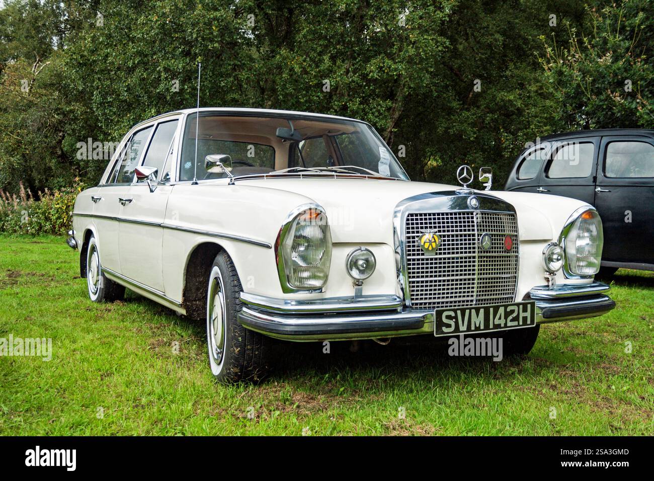 Mercedes Benz 280 SE. Trans Lancs Rally 2011 Stock Photo - Alamy