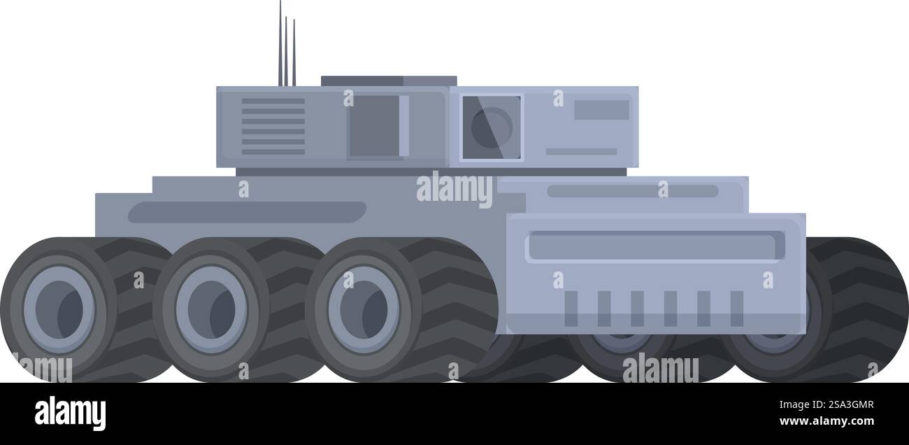 Vector illustration of a stylized military tank, perfect for ...