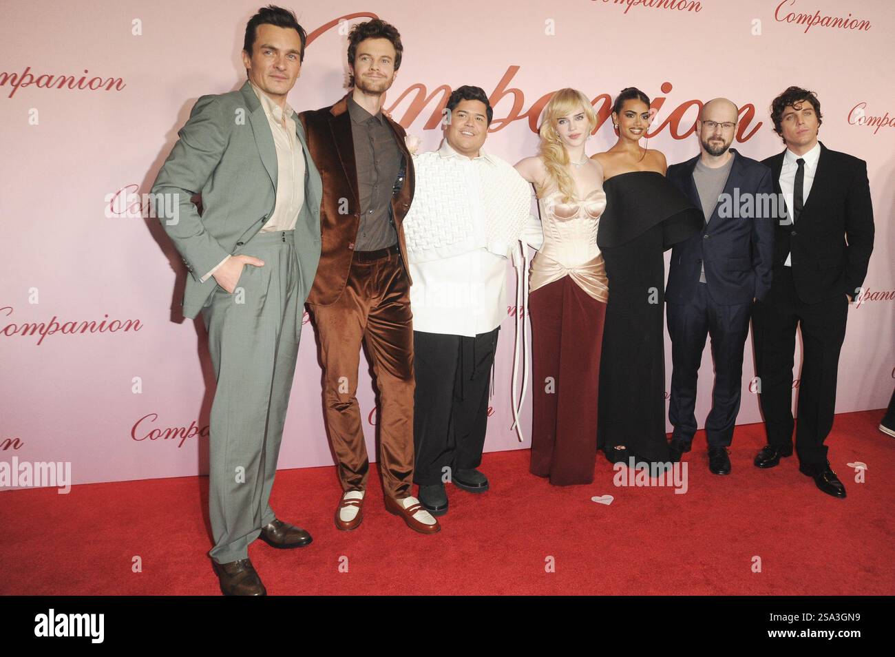 Ca. 27th Jan, 2025. Rupert Friend, Jack Quaid, Harvey Guillen, Sophie ...