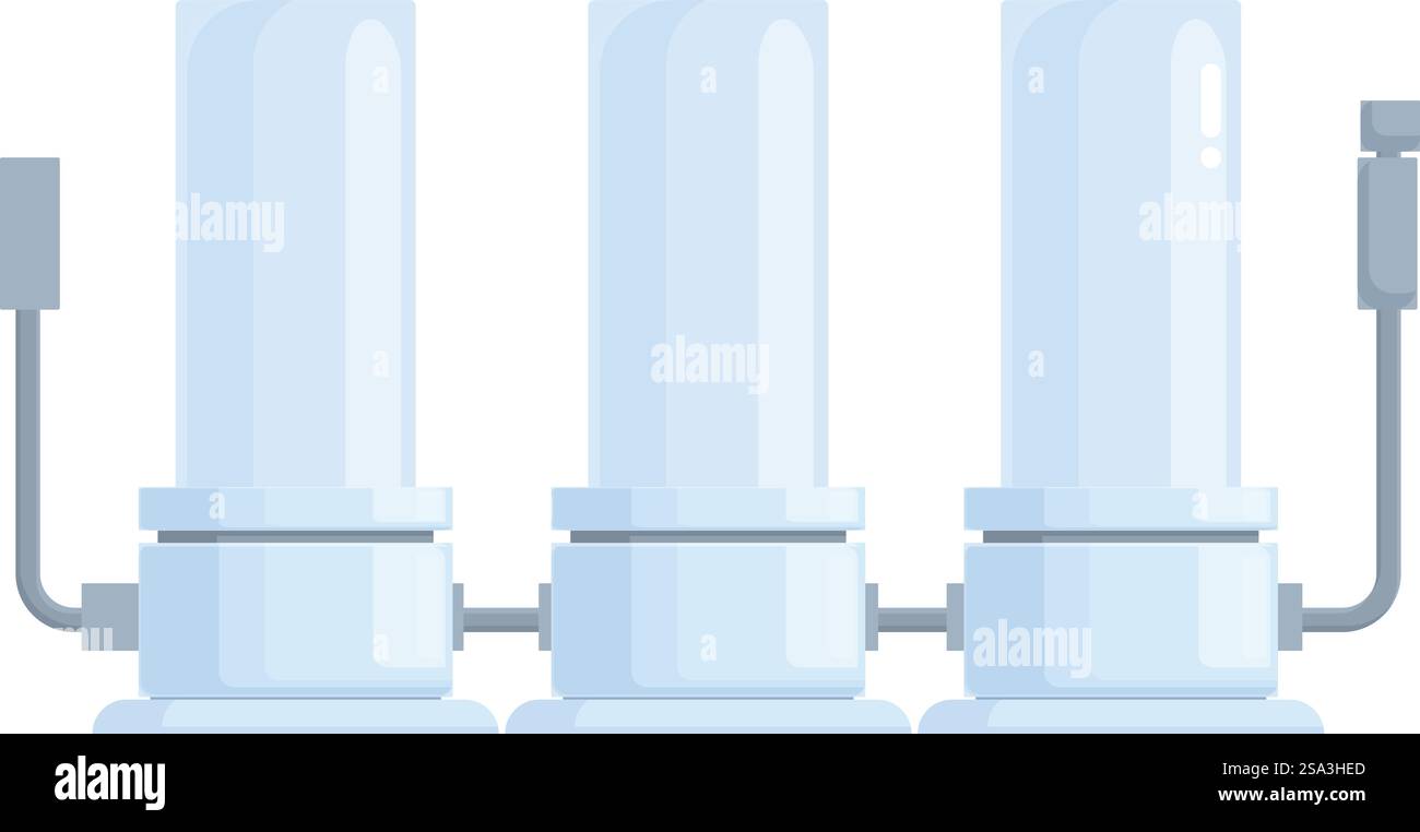 Cartoon of three electric vehicle ev charging points, reflecting clean ...