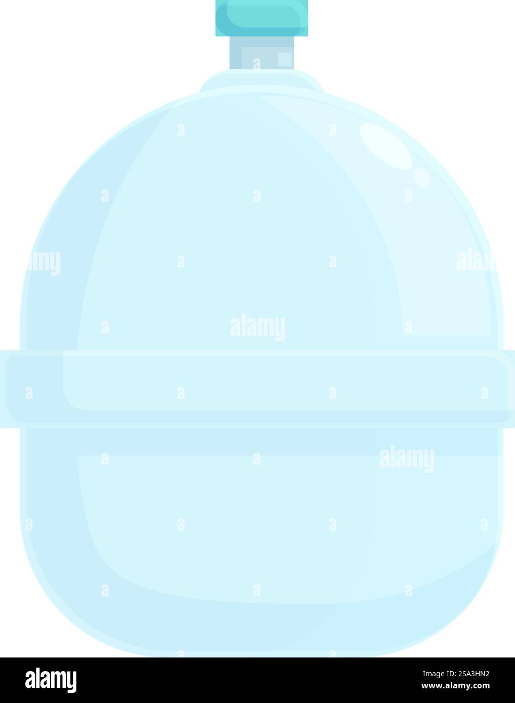 Flat design icon of a blue propane gas cylinder isolated on a white ...