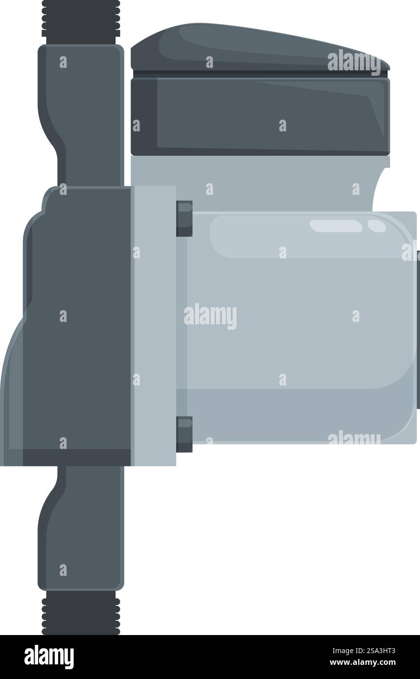 Detailed vector graphic of a professional dslr camera lens, isolated on ...