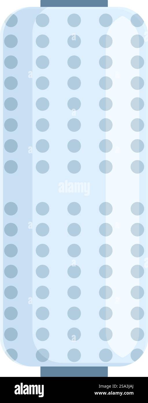 Flat vector illustration of a lithiumion battery used for electric ...
