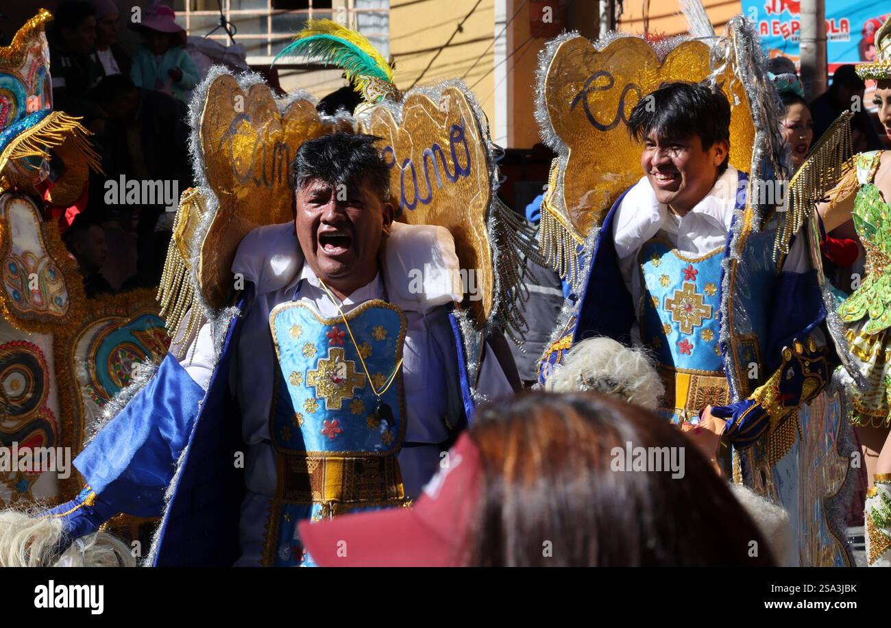 La Paz, Bolivia, Fiesta del Gran Poder ( 2023). Inspired by historical events: Incas ...