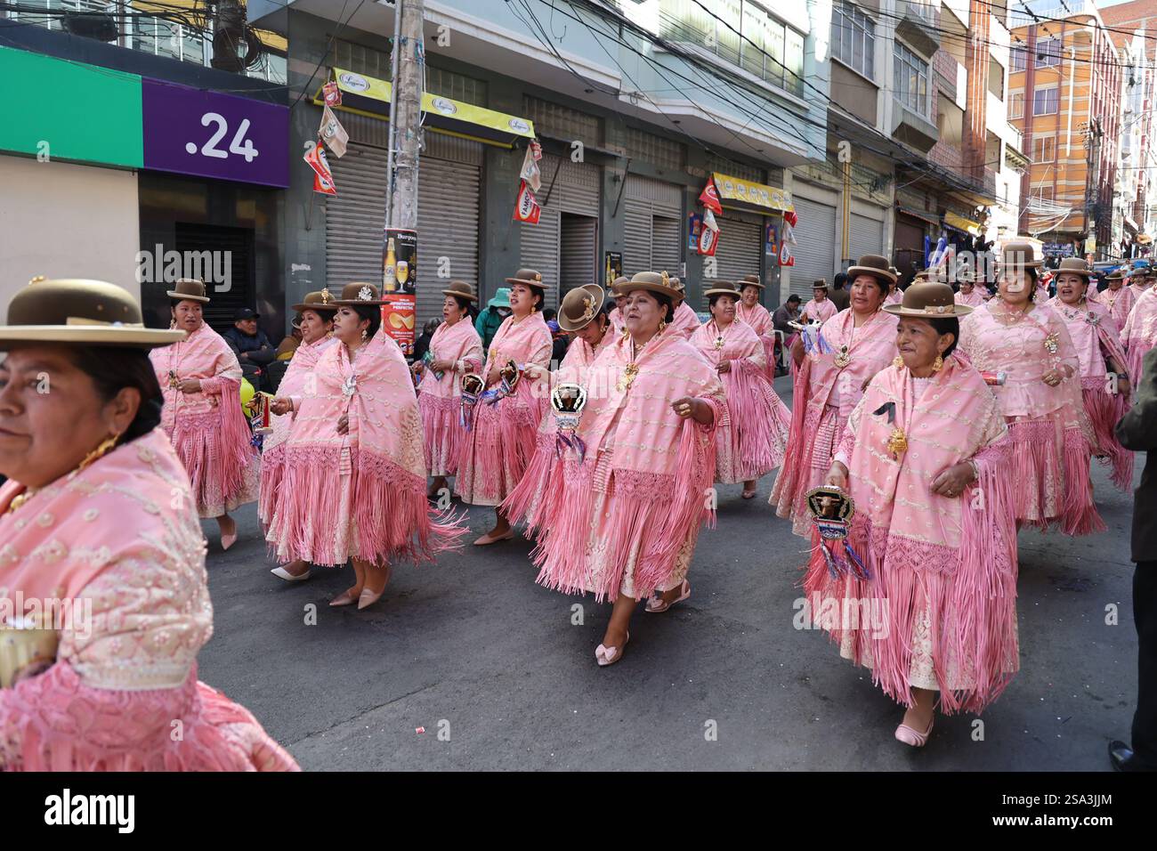 La Paz, Bolivia, Fiesta del Gran Poder ( 2023). Inspired by historical events: Incas ...