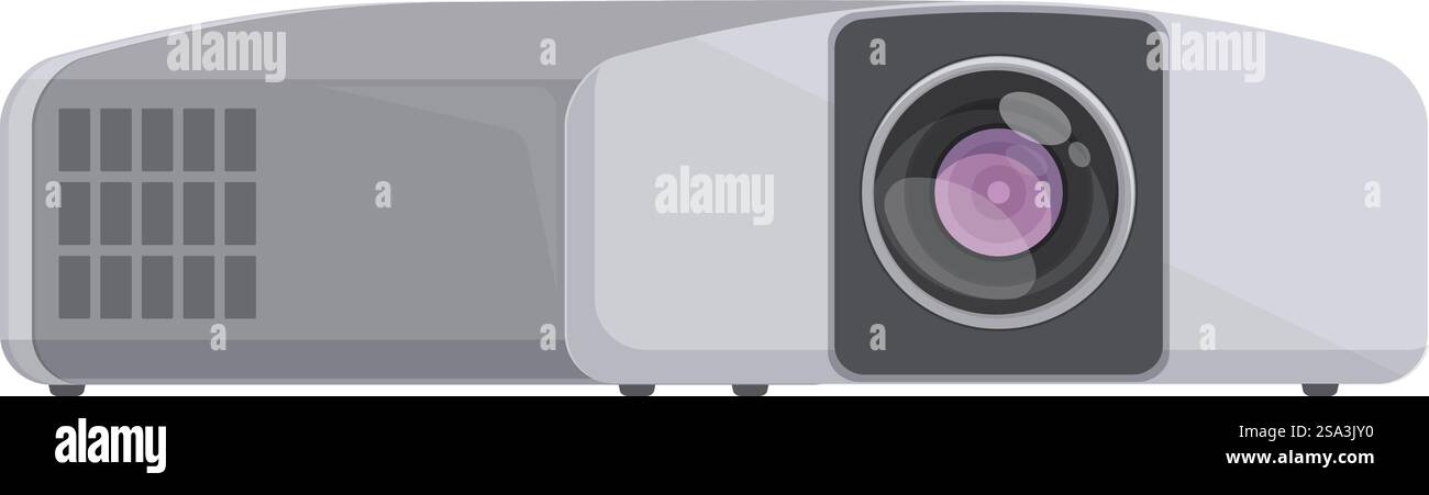 Illustration of a sleek, contemporary projector suitable for ...