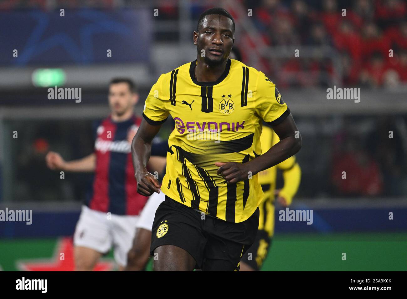 Serhou Guirassy of Borussia Dortmund seen in action during the 7th day ...