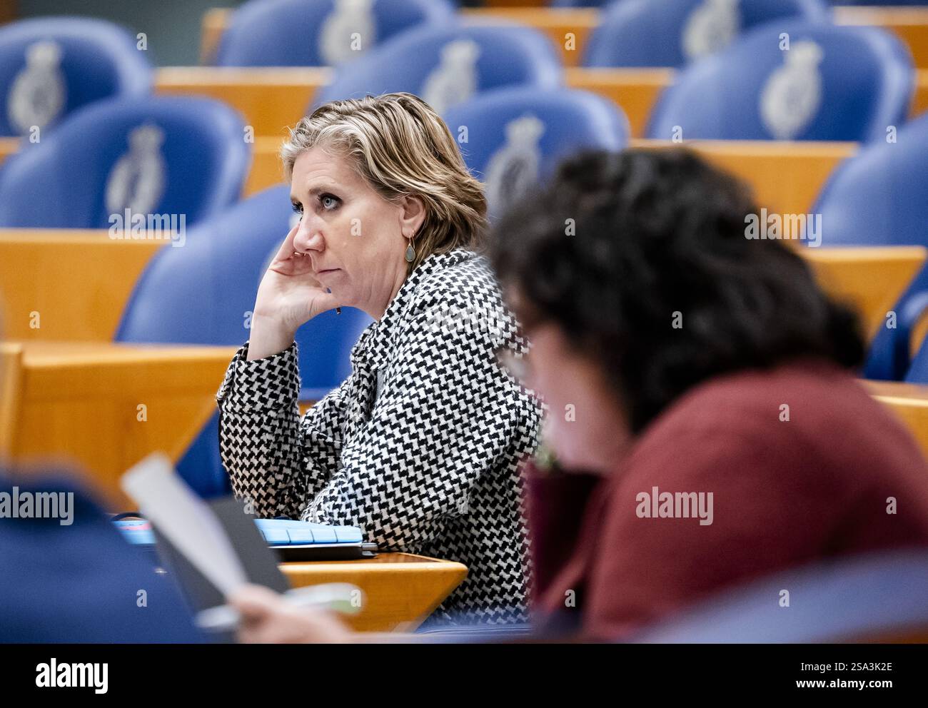 DEN HAAG - Ingrid Michon-Derkzen (VVD) and Caroline van der Plas (BBB ...