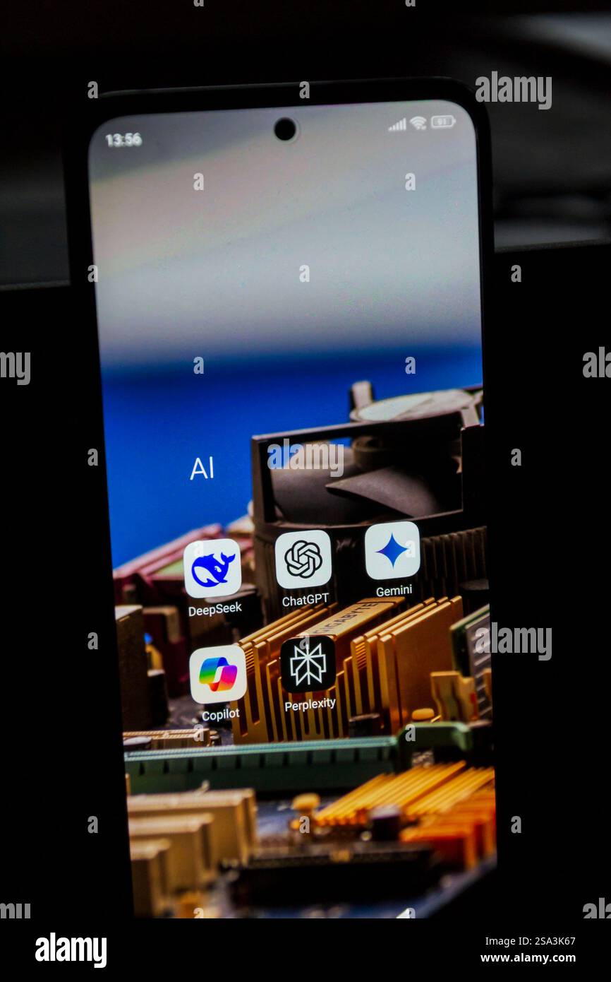 Various Artificial Intelligence mobile apps, DeepSeek open-source large ...