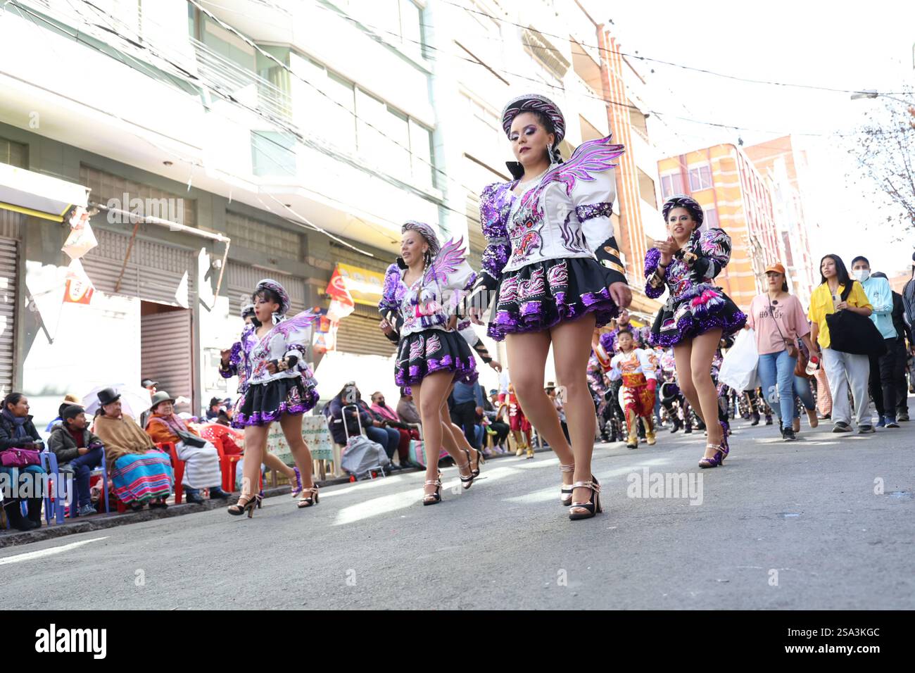 La Paz, Bolivia, Fiesta del Gran Poder ( 2023). Inspired by historical events: Incas ...