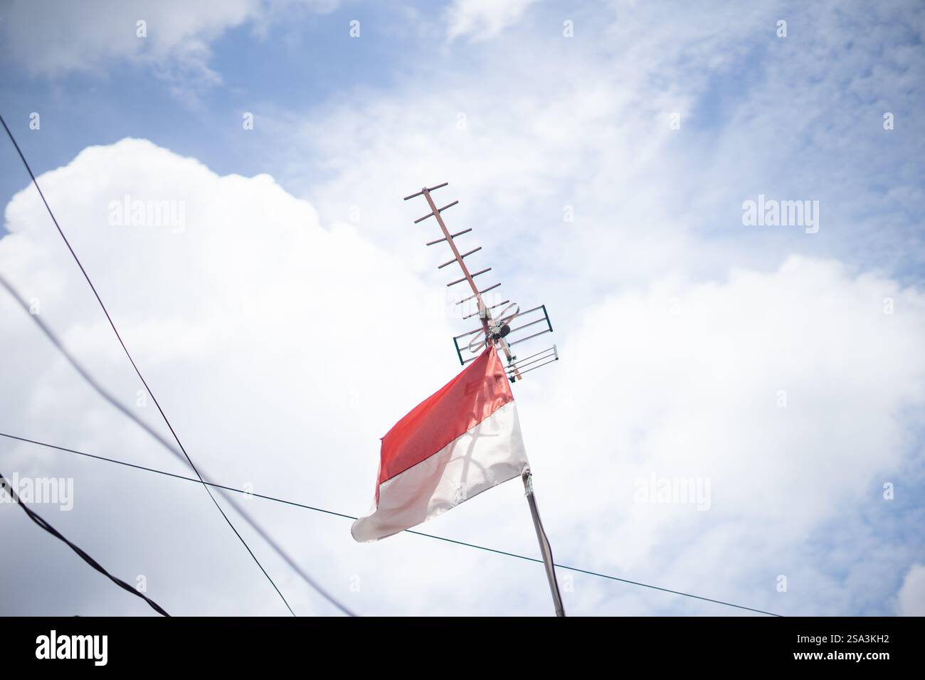 Waving indonesia national flag smooth hi-res stock photography and ...