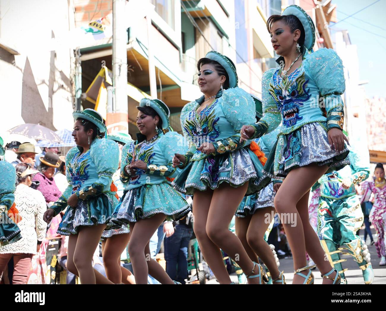 La Paz, Bolivia, Fiesta del Gran Poder ( 2023). Inspired by historical events: Incas ...