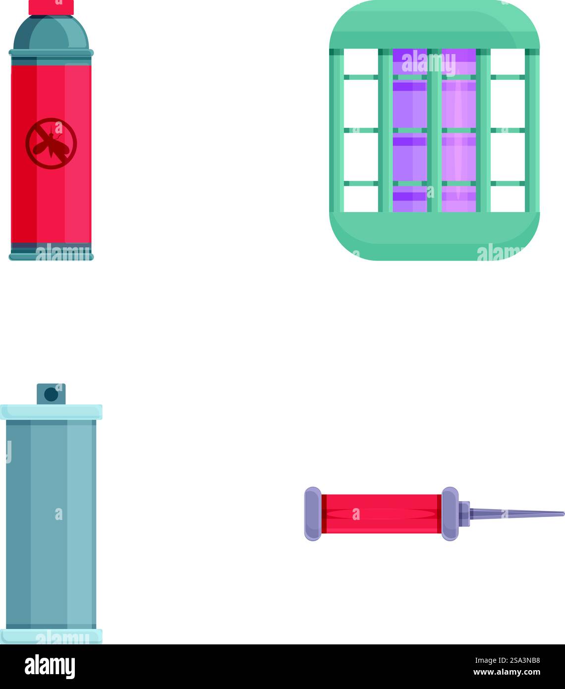 Collection of vector icons depicting urban elements, including a fire ...