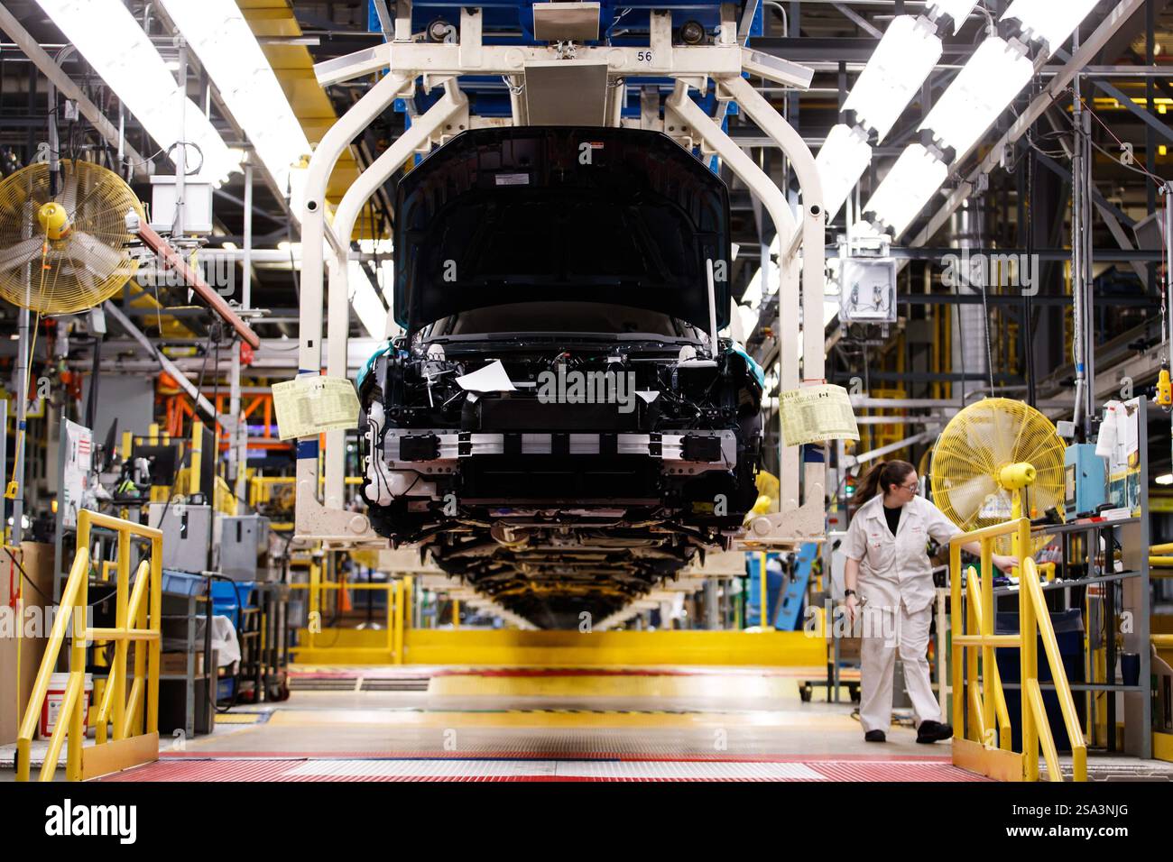Alliston, Canada. 05th Apr, 2023. A general view of a production line ...