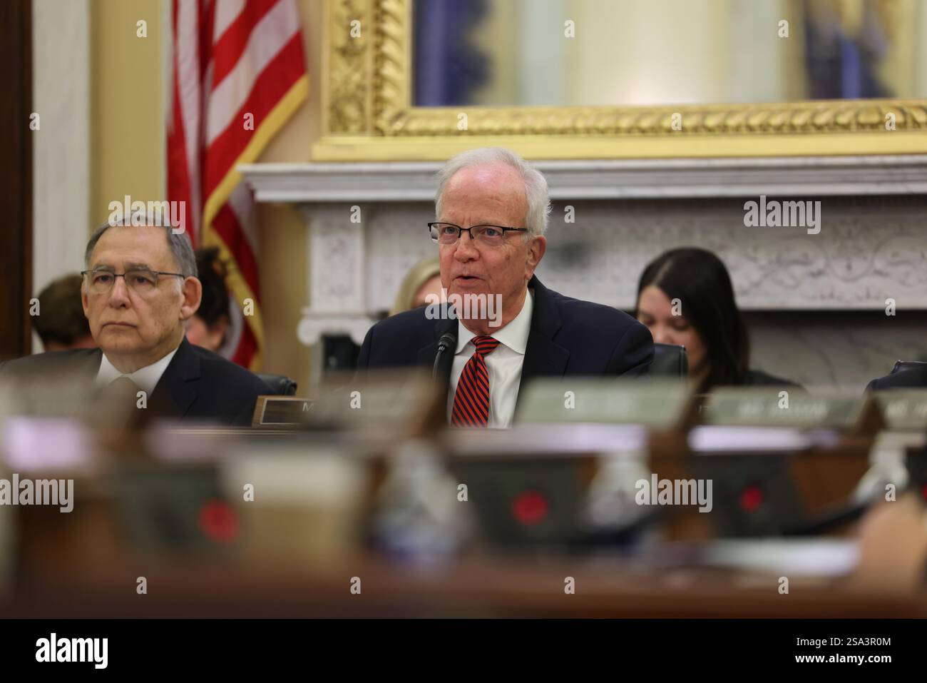 WASHINGTON, DC, USA — January 28, 2025. U.S. Senator Jerry Moran (R-KS ...