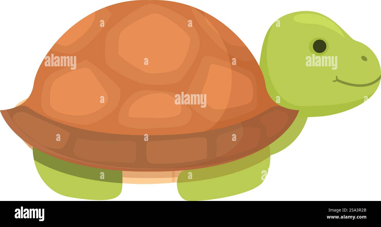 Adorable and cheerful cartoon turtle illustration. Perfect for kids ...