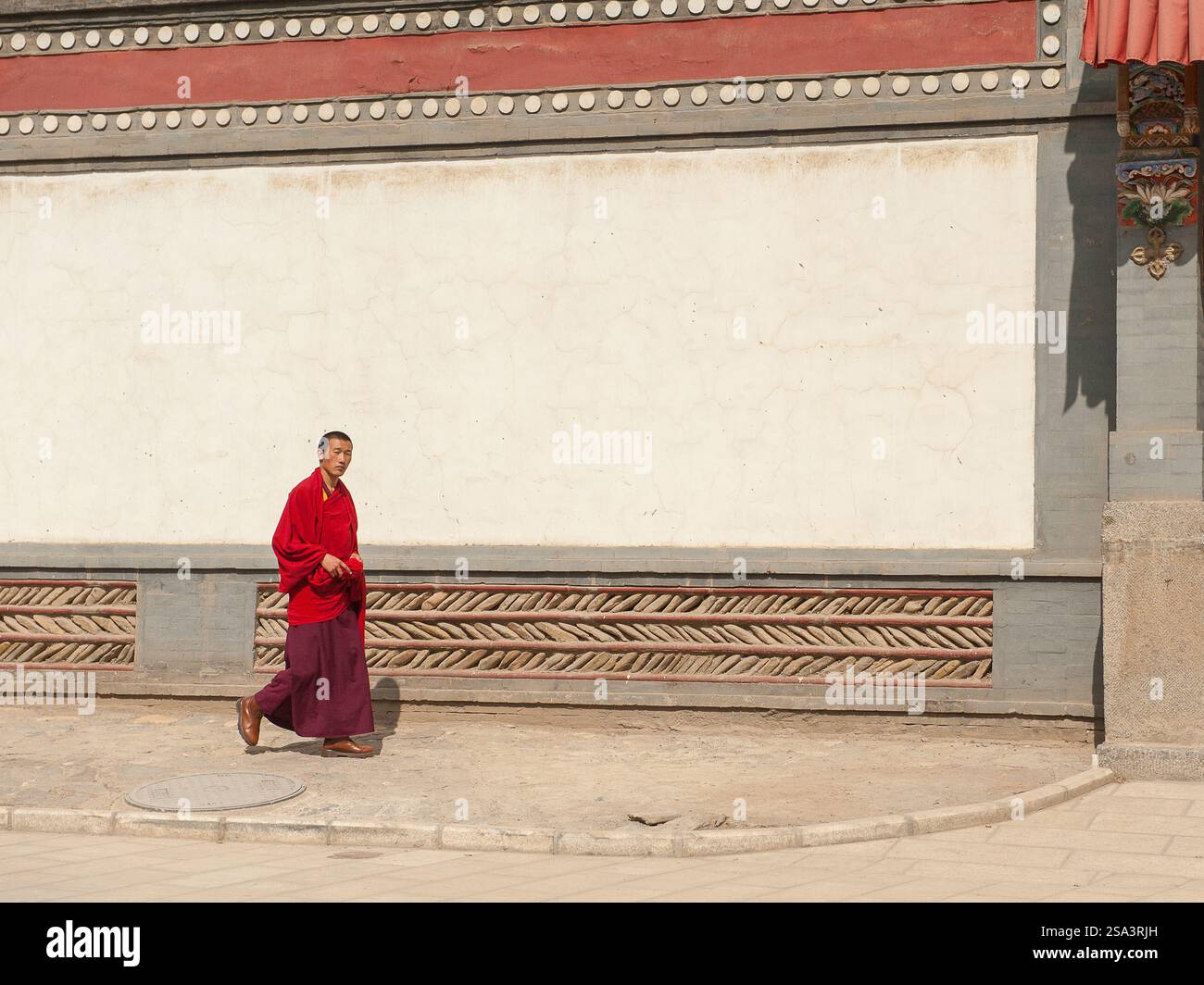 Kumbum Monastery in Qinghai Provence. This Tibetan Buddhist monastery ...