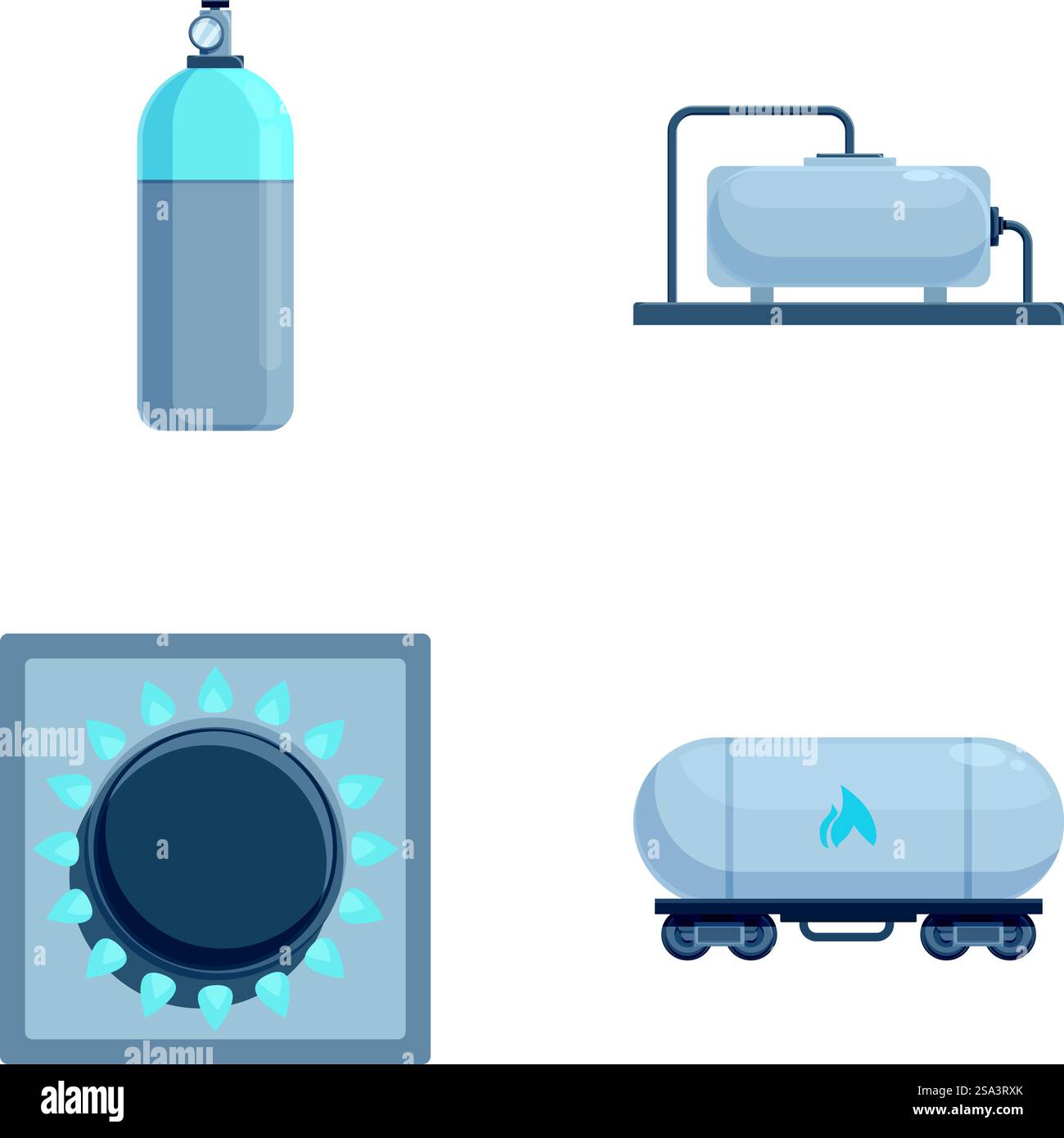 Gas storage infrastructure Stock Vector Images - Alamy