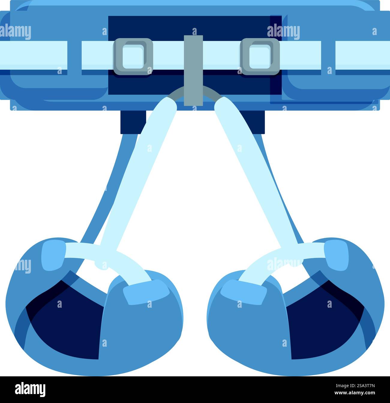 Vector illustration of a blue robotic claw machine component used in ...