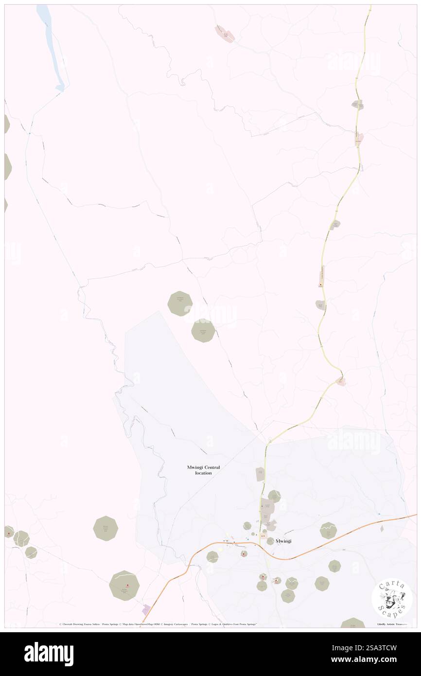 Syomikuku, KE, Kenya, Kitui, S 0 52' 42'', N 38 2' 55'', map ...