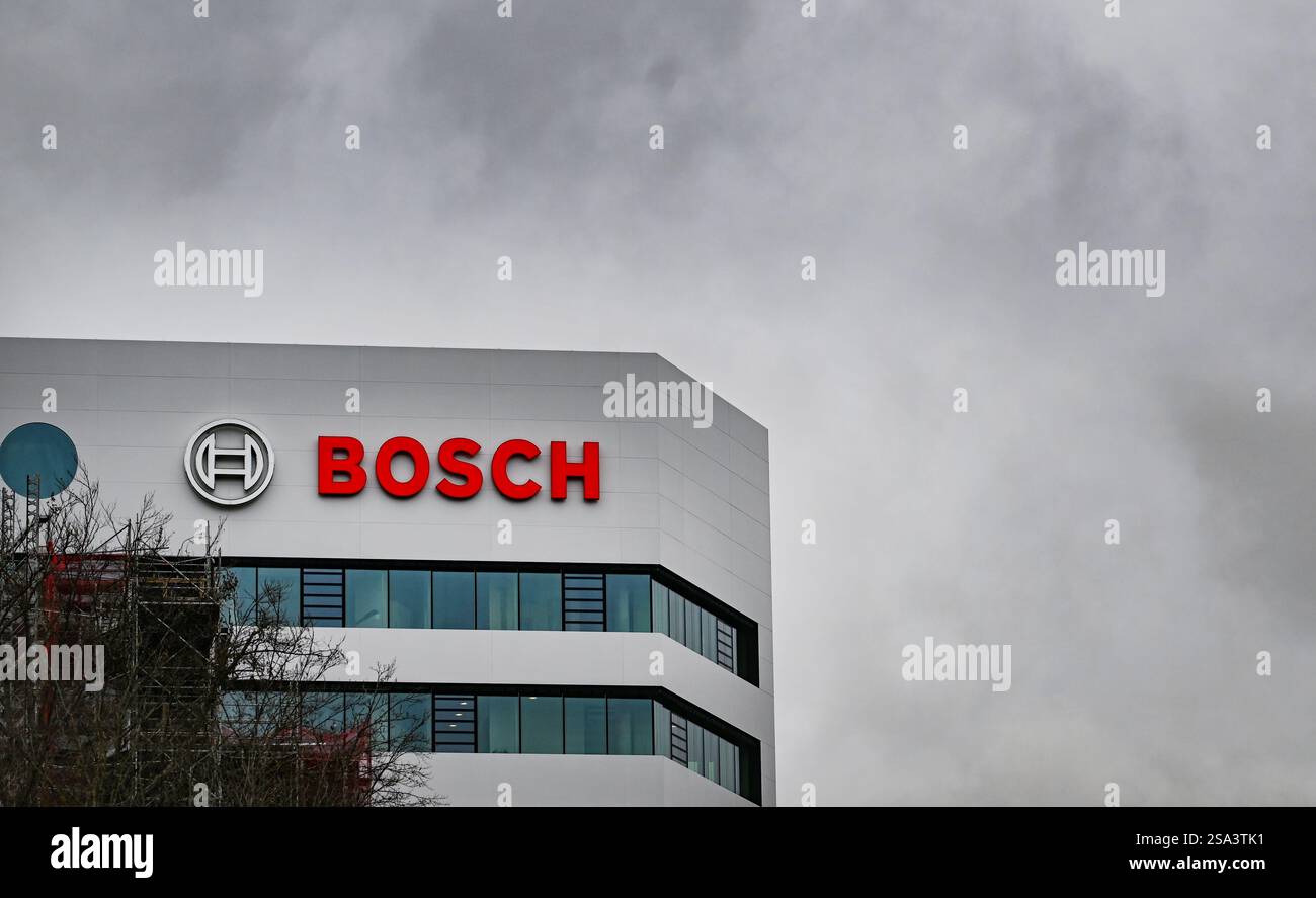 Gerlingen, Germany. 28th Jan, 2025. The logo of the Bosch technology ...