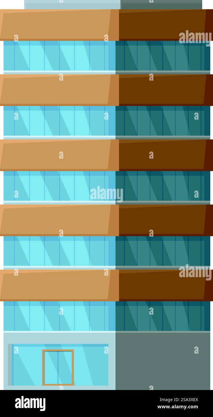 Modern multi story office Stock Vector Images - Alamy