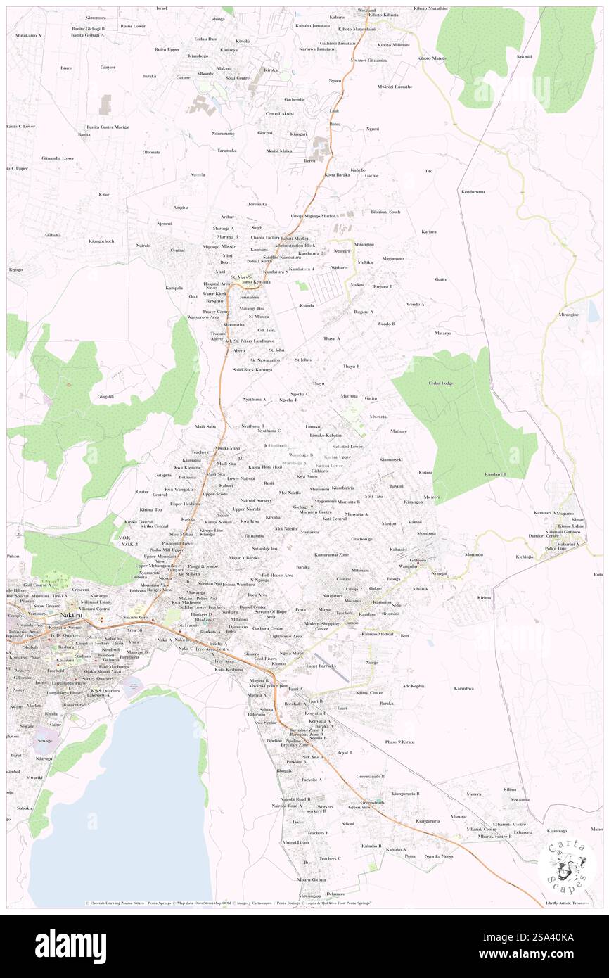 Bahati, KE, Kenya, Nairobi Area, S 1 16' 59'', N 36 51' 0'', map ...