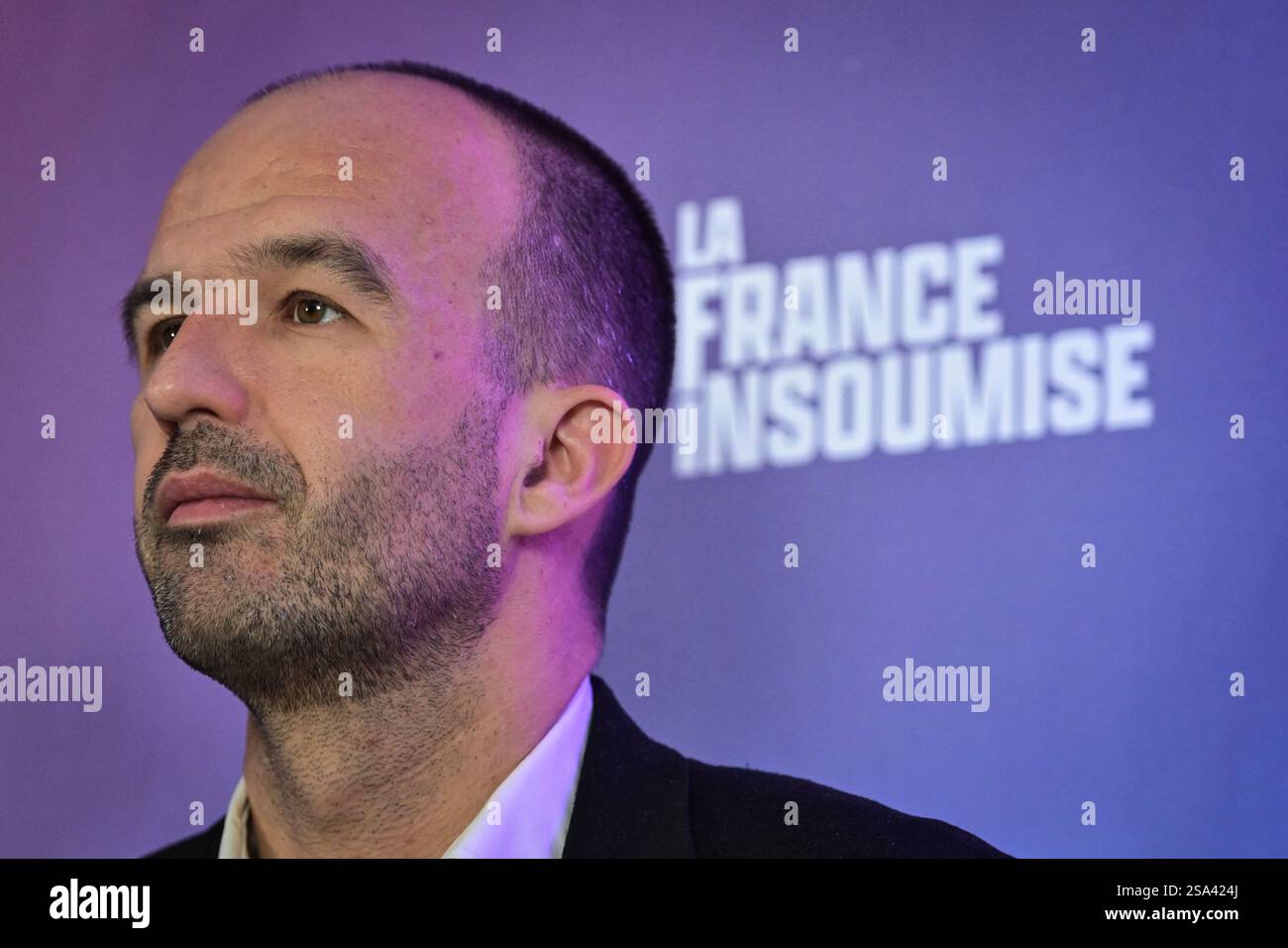 Paris, France. 28th Jan, 2025. French MP for the "La France insoumise ...