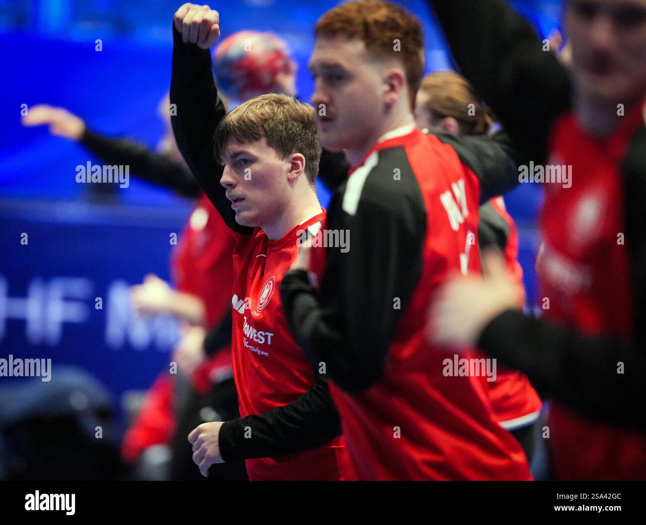 Oslo, Norway. 28th Jan, 2025. Handball: World Championship, training of ...
