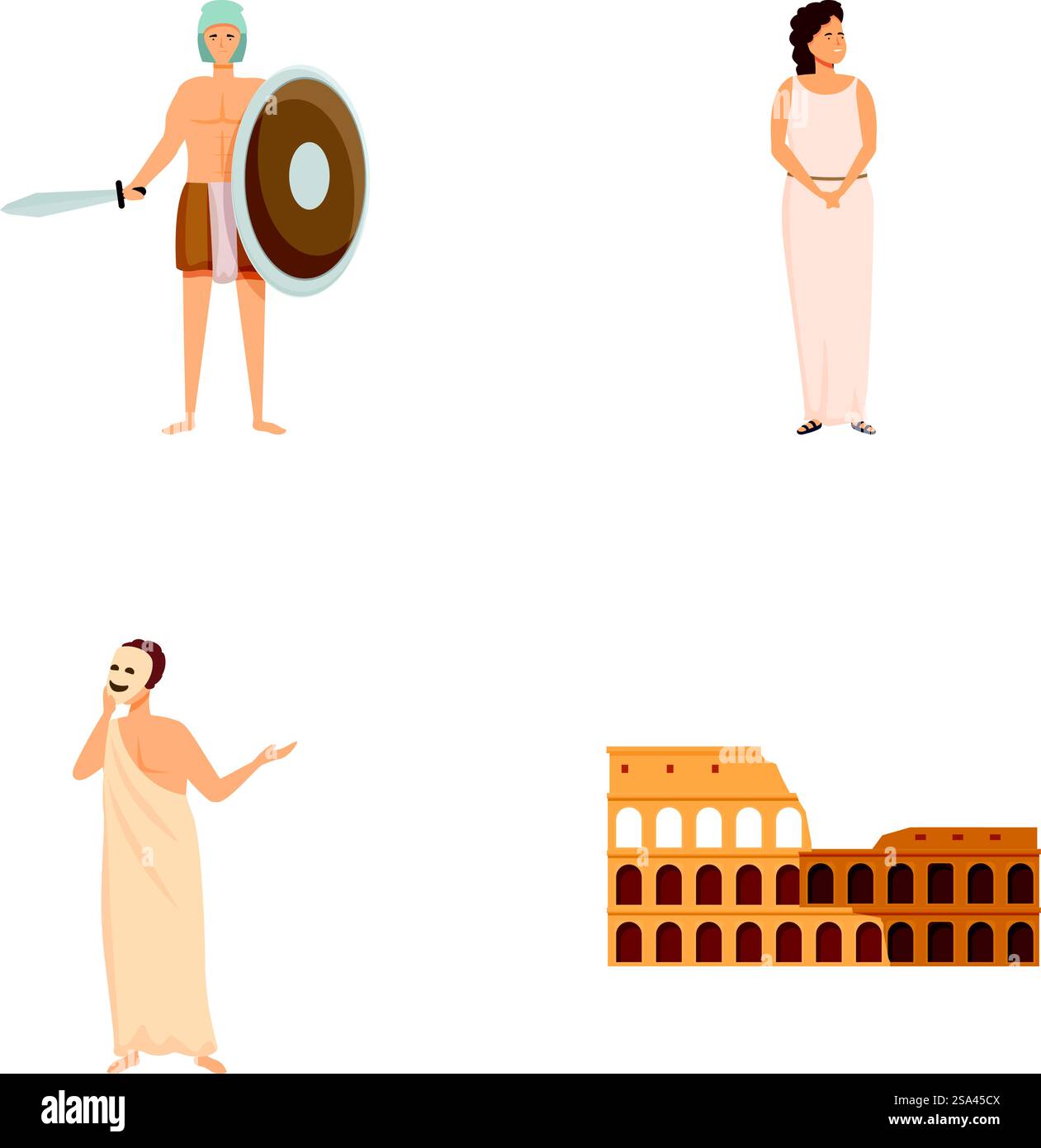 Amphitheatre illustration hi-res stock photography and images - Alamy