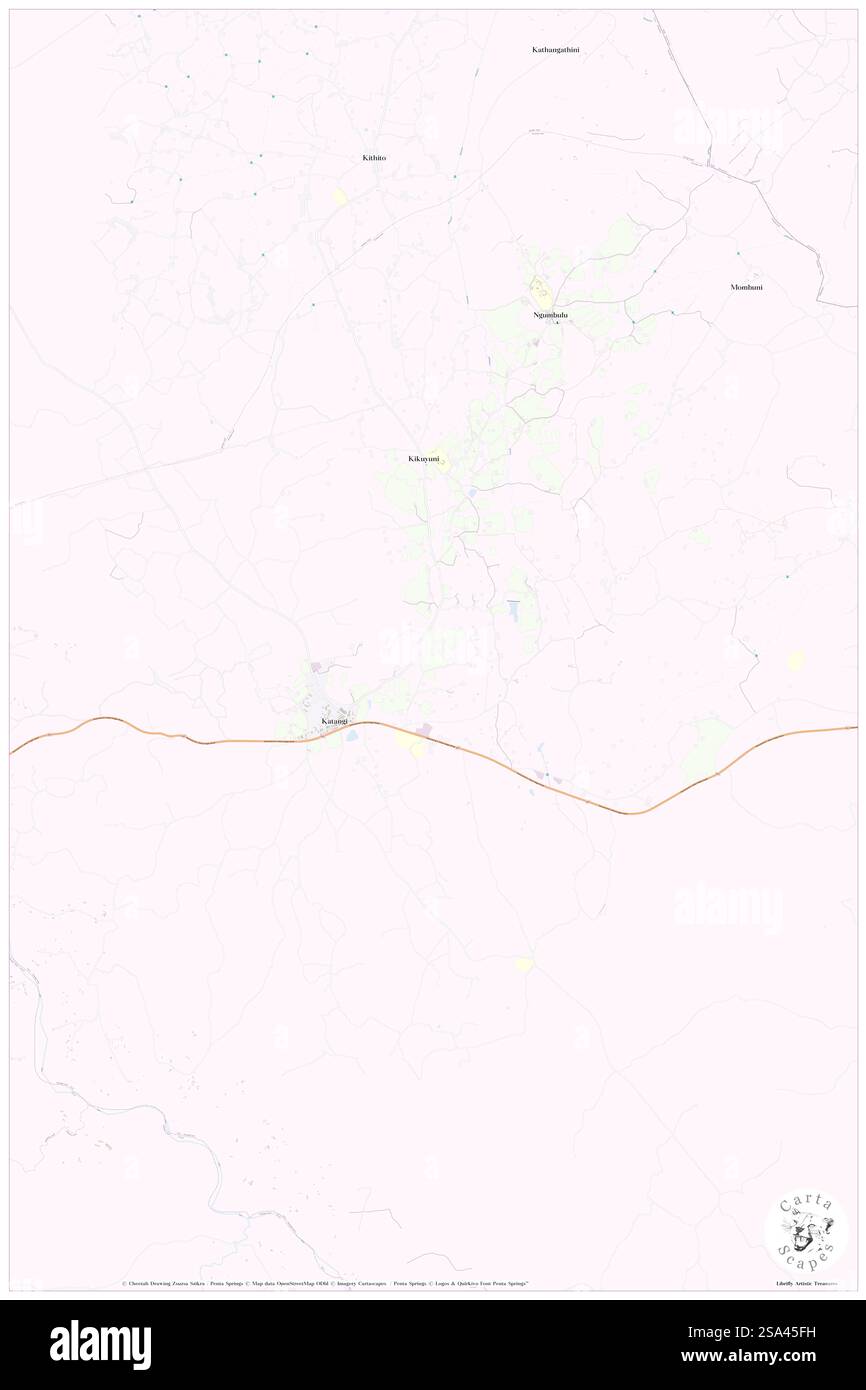 Katangi, KE, Kenya, Machakos, S 1 23' 59'', N 37 42' 0'', map ...